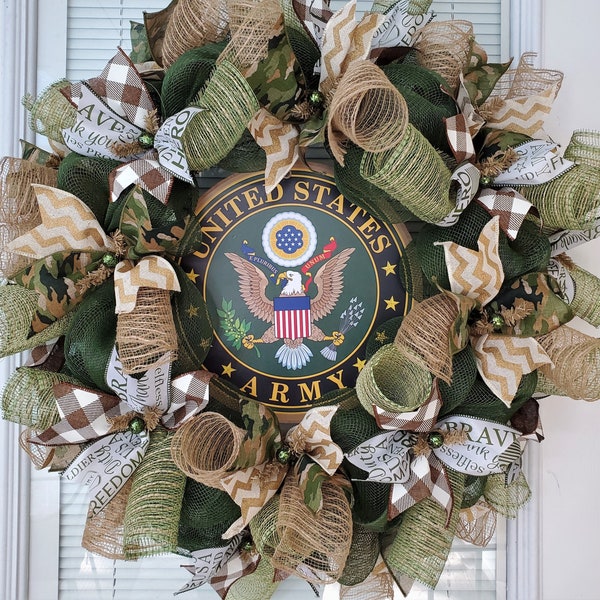 Veterans Day Wreath - Etsy