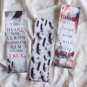 Six of Crows Duology Set of 3 Bookmarks leigh Bardugo Crooked Kingdom ...