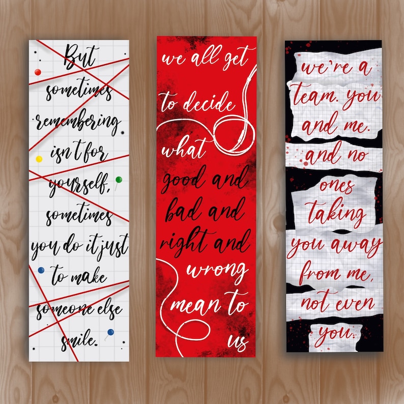 A Good Girls Guide to Murder Bookmarks Mystery Bookmarks - Etsy UK