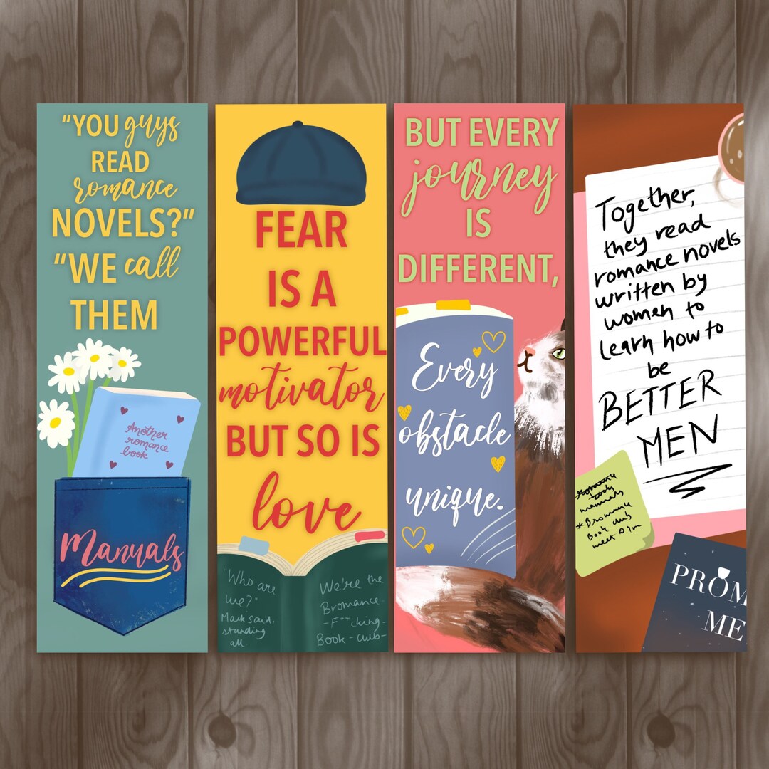 Bromance Book Club Bookmarks Lyssa Kay Adams Romance Book Series Book ...