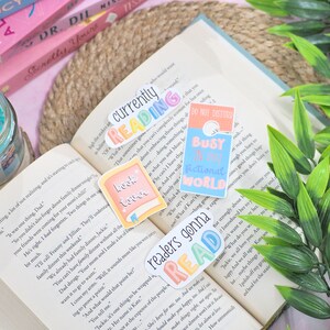 Currently Reading Bookish Sticker Pack Book Lover Stickers Reader ...