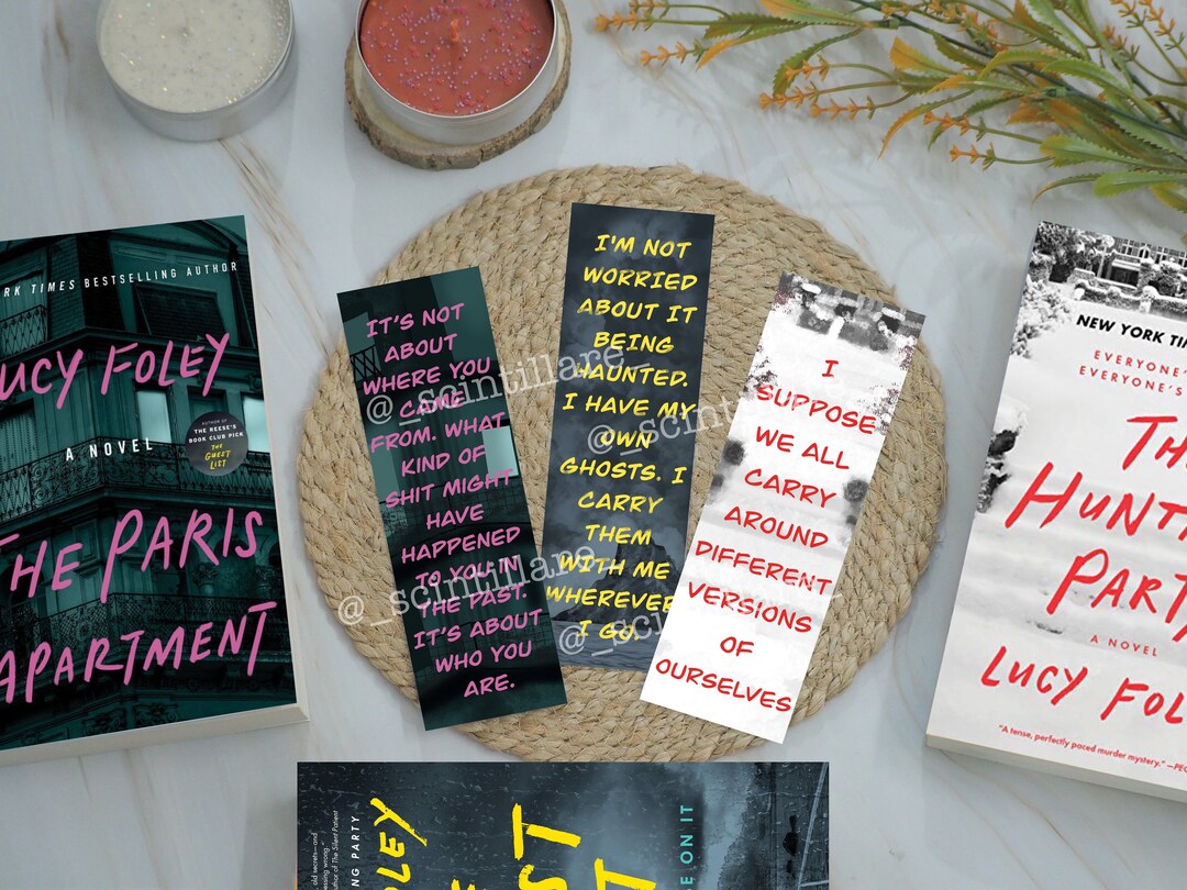 Lucy Foley Bookmarks the Paris Apartment the Guest List the Hunting ...