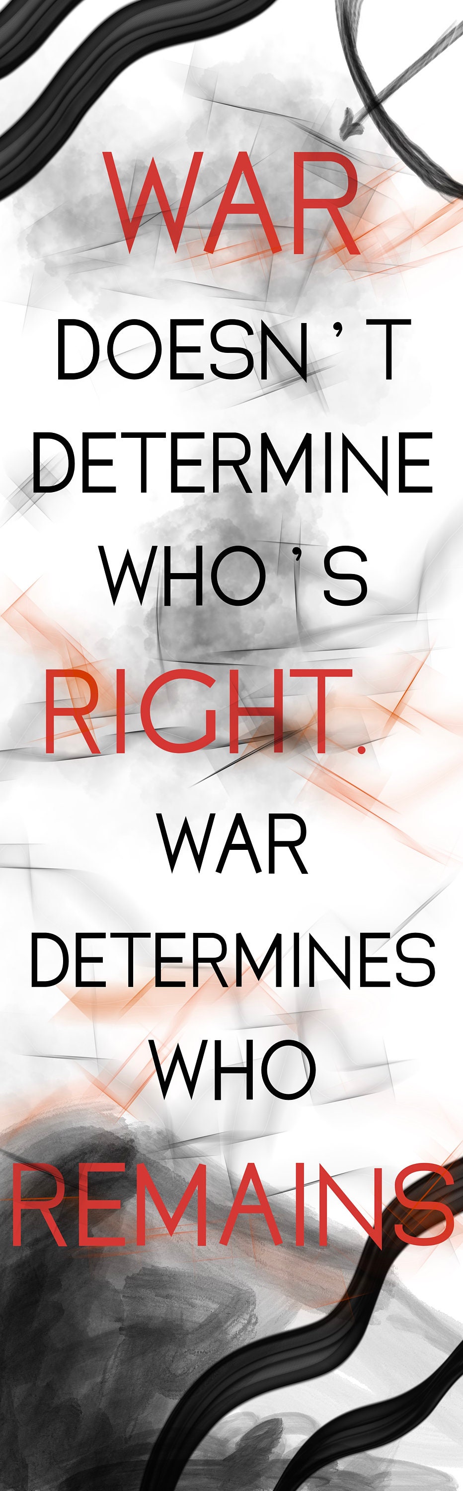 The Poppy War Bookmarks R. F. Kuang Bookmark Fantasy | Etsy