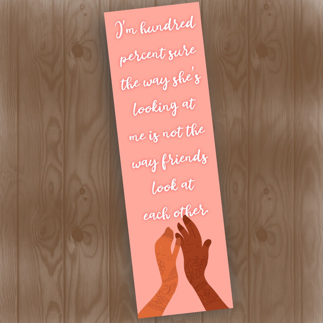 The Henna Wars Bookmark Adiba Jaigirdar LGBTQ Romance - Etsy