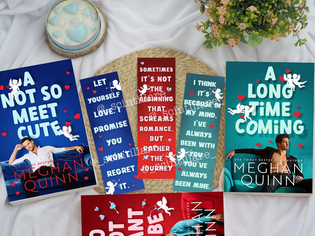 Cane Brothers Series Bookmarks Meghan Quinn A Not so Meet Cute so Not Meant to Be Stocking ...