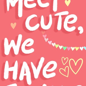 Meet Cute Diary Bookmark Emery Lee Bookmark Romance Bookmarks Stocking ...