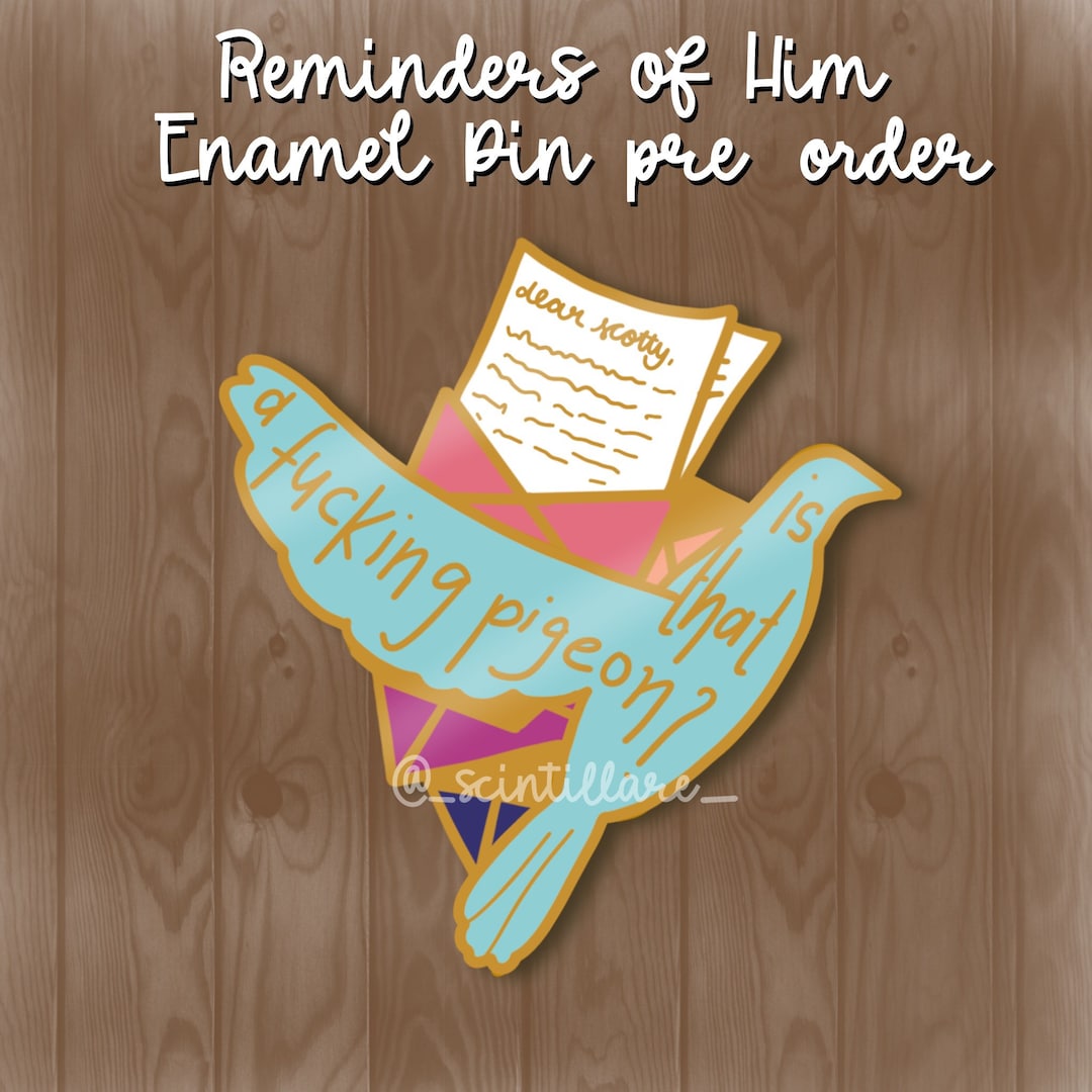 Reminders of Him Enamel Pin Colleen Hoover Romance Enamel Pin Bookish ...