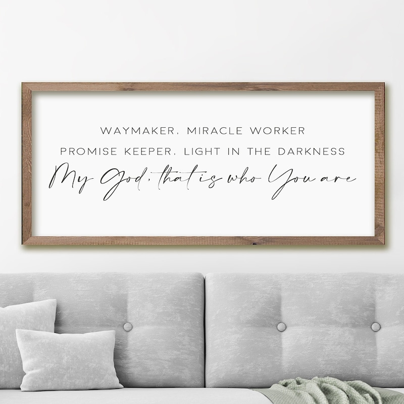 Way Maker Sign - Etsy