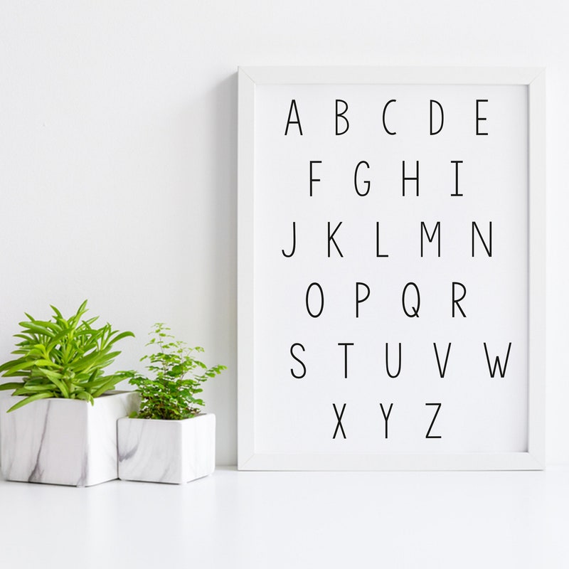 Abc Sign - Etsy