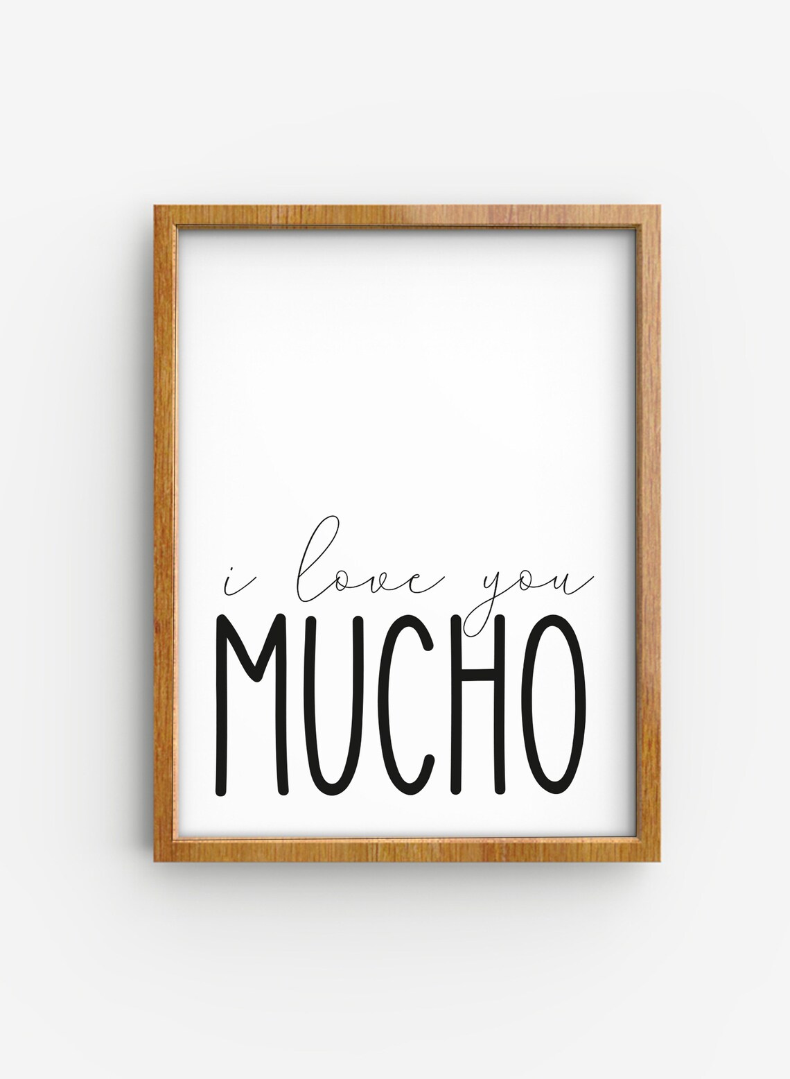 I Love You Mucho Wood Sign - Farmhouse Wall Art - Etsy