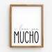 I Love You Mucho Wood Sign - Farmhouse Wall Art - Etsy
