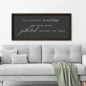 40% OFF the Fondest Memories Are Made Gathered Around the Table, Dining ...