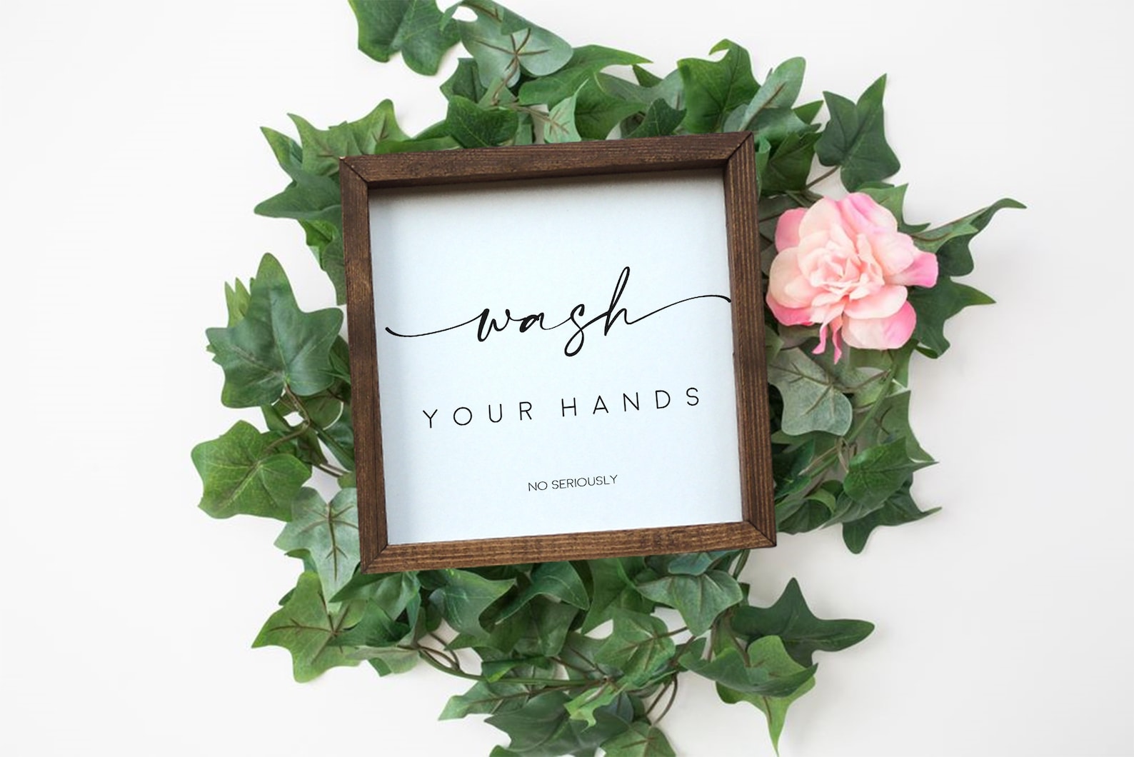 Wash Your Hands Bathroom Wood Sign Wash Your Hands Sign - Etsy
