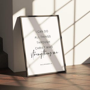 Rustic Bible Verse Wood Sign: Religious Wall Decor - Etsy