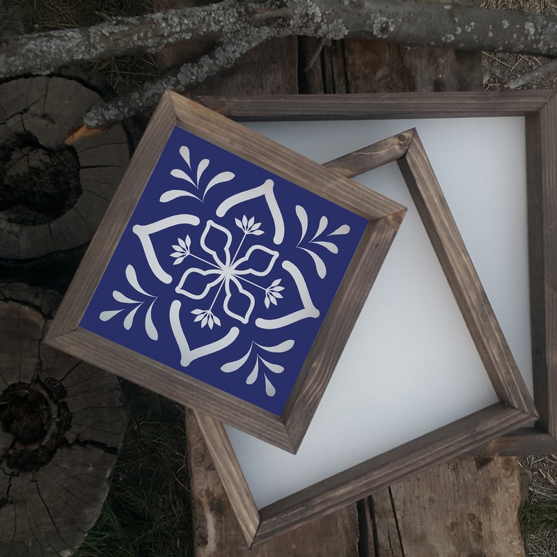 Framed Tile - Etsy
