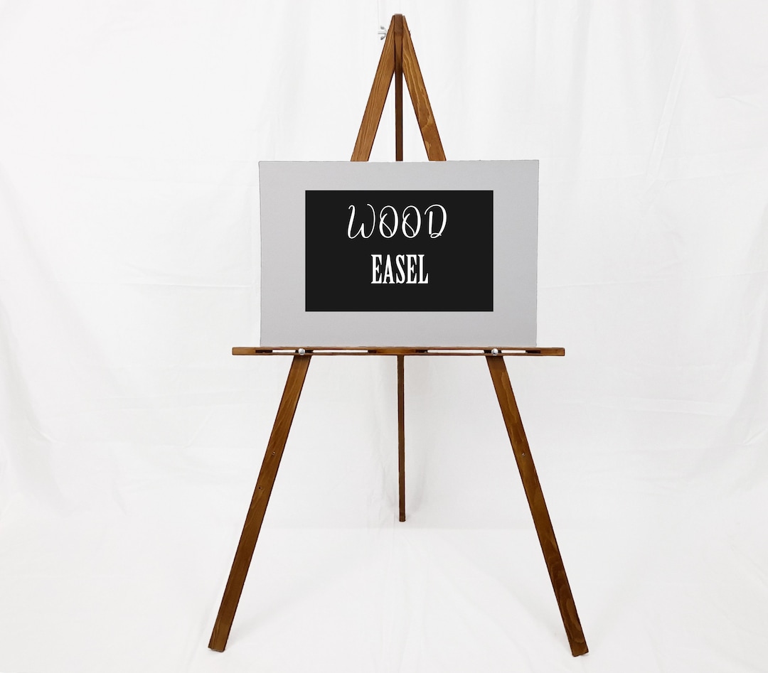 Solid Wood Easel: Elegant Wedding Sign Stand (57x29) - Etsy