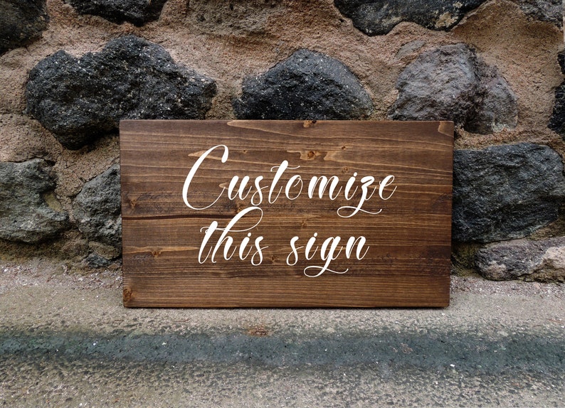 Custom Wood Signs Personalized Gift Wooden Decor for Home | Etsy