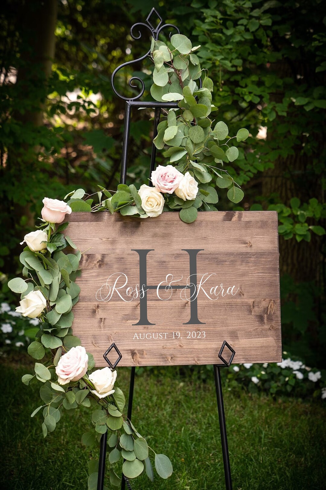 Personalized Rustic Wedding Welcome Sign: Country Decor - Etsy