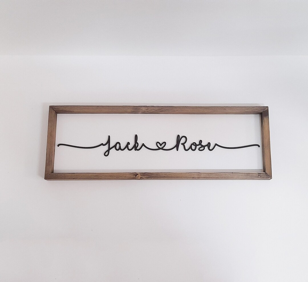 Wedding Gifts for Couple, Custom Wedding Signs, 3d Wood Signs ...