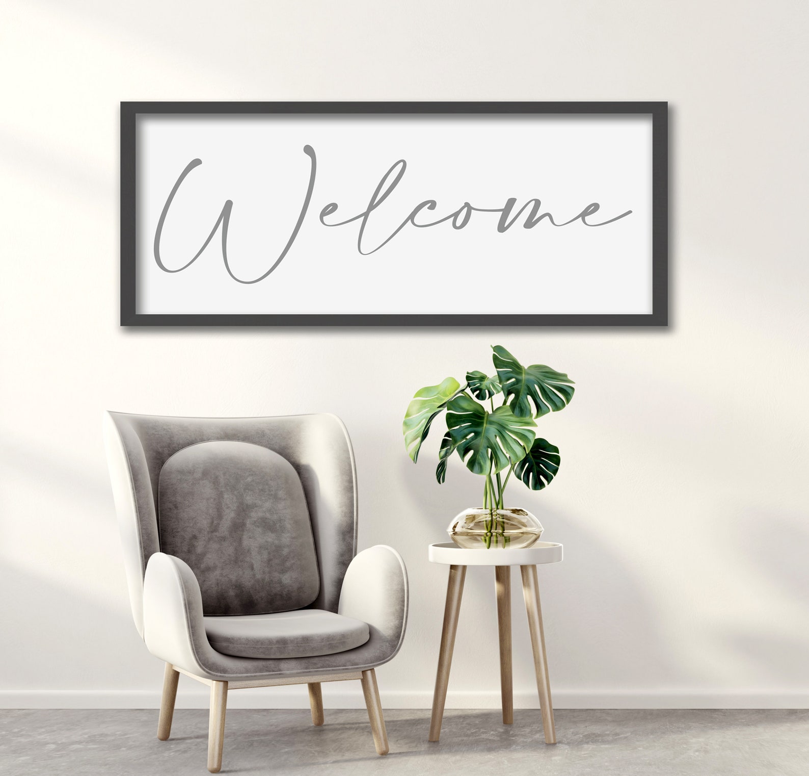 40% OFF Wood Framed Welcome Sign Wood Framed Sign Welcome - Etsy