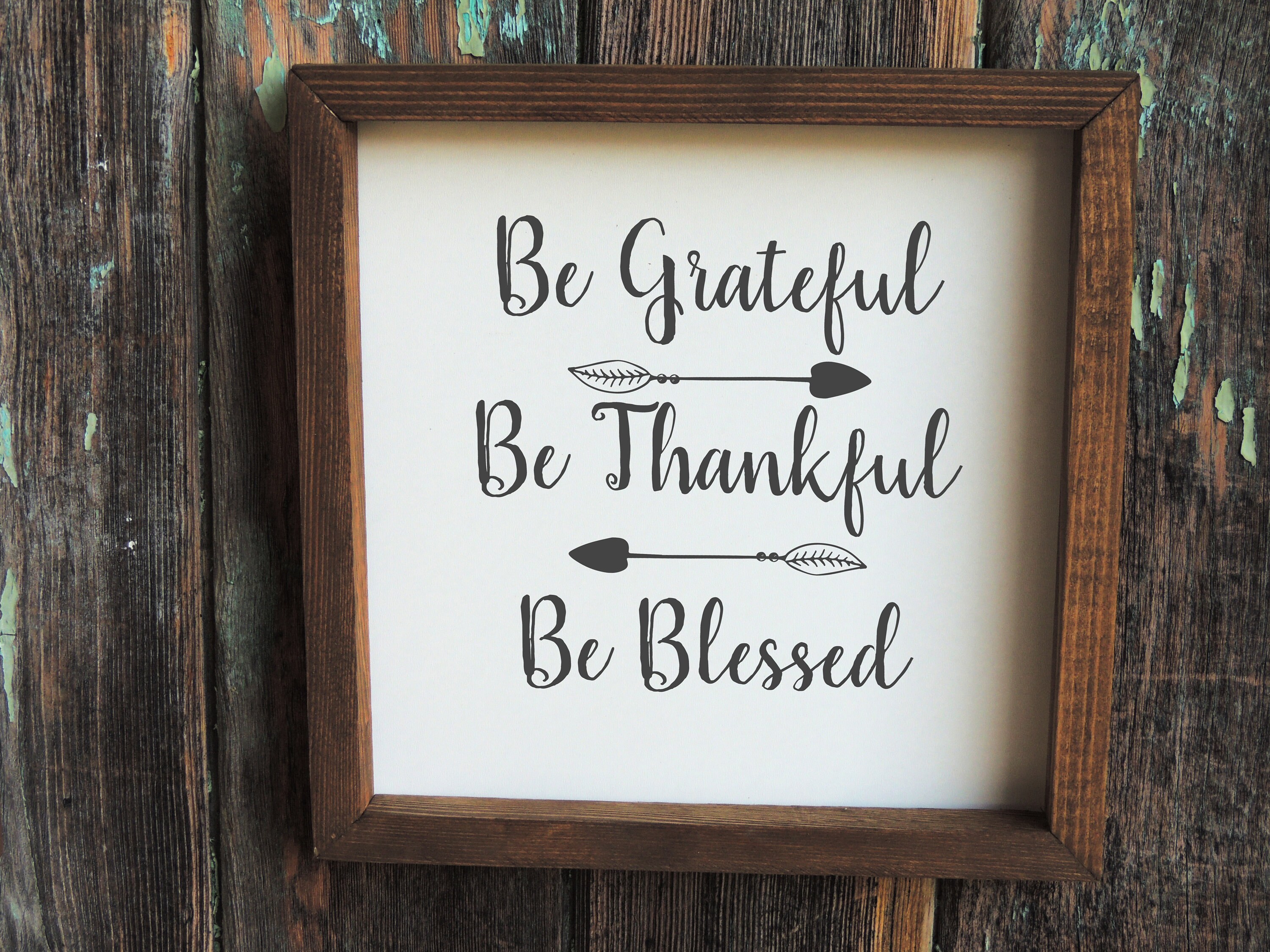 Thankful Farmhouse Sign