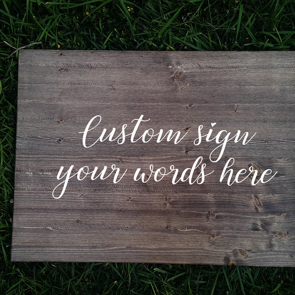 Wood Quote Sign - Etsy