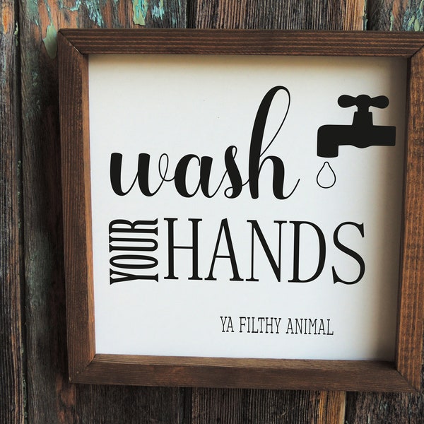 Wash Your Hands Ya Filthy Animal Christmas - Etsy