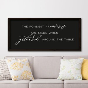 40% OFF the Fondest Memories Are Made Gathered Around the Table, Dining ...