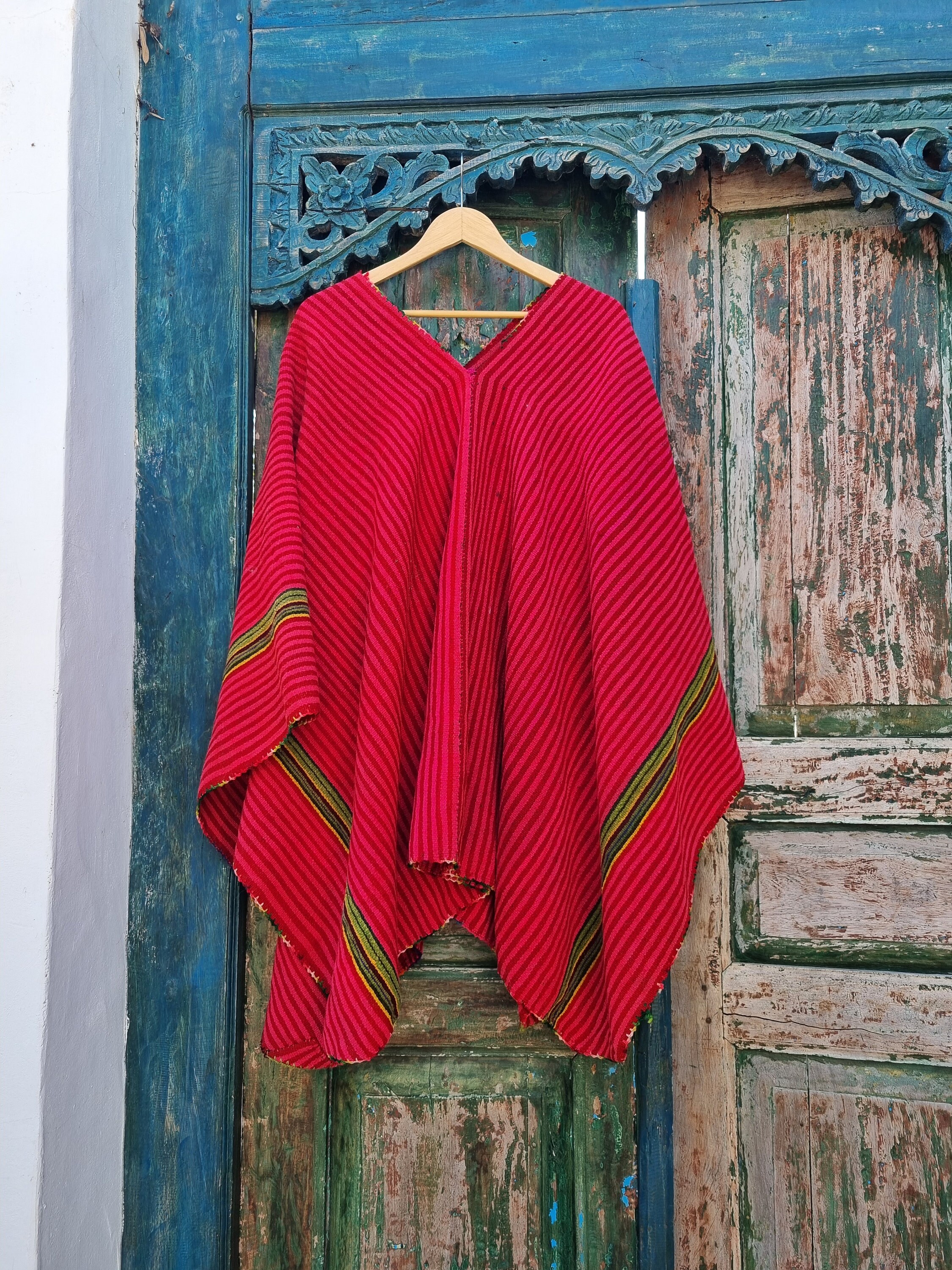 Peruvian Vintage Poncho Shamanic Poncho Traditional Inca - Etsy