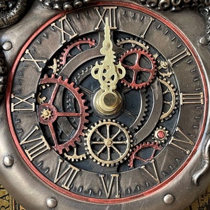 Handmade Steampunk Octopus Wall Clock - Etsy Canada