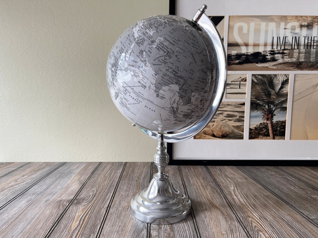 Custom Handcrafted Decorative World Globe Unique Home Decor - Etsy