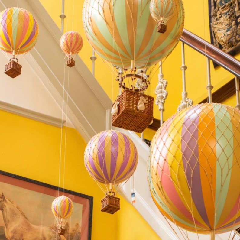 Handmade Hot Air Balloon Play Room Decor - Etsy