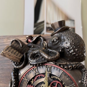 Handmade Steampunk Octopus Wall Clock - Etsy Canada