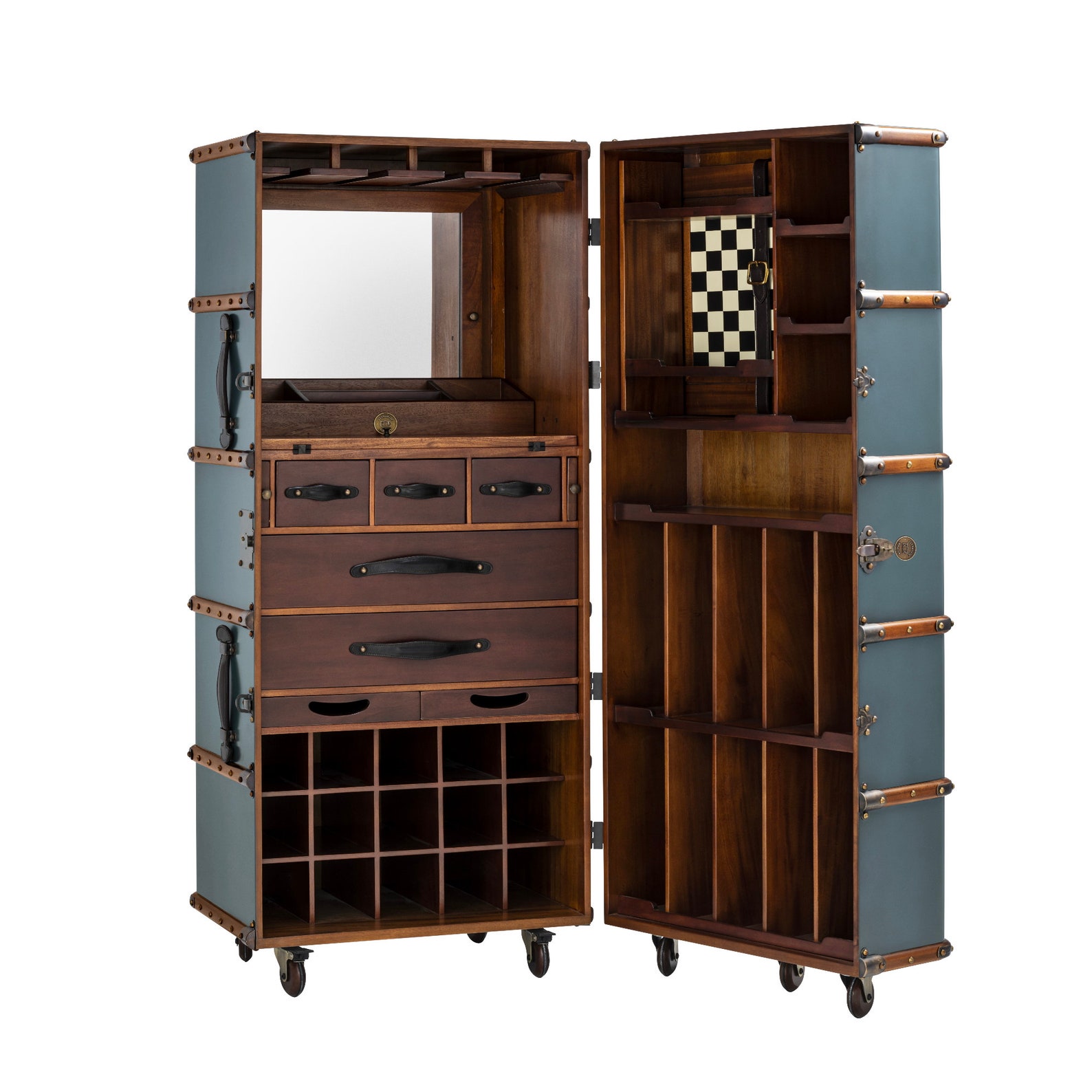 Portable Handmade Treasure Chest Home Bar Trunk - Etsy