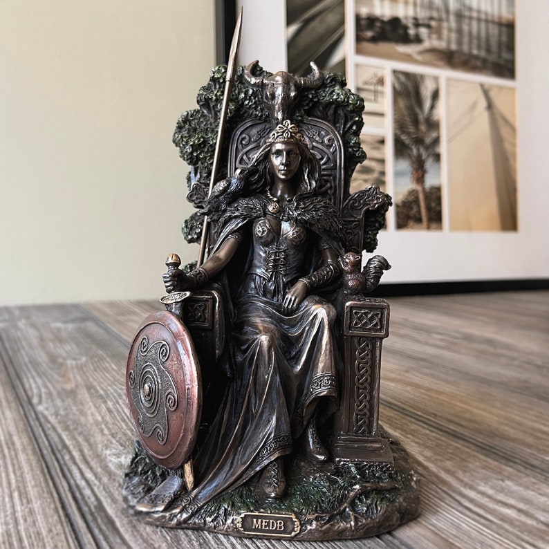 Celtic Goddess Queen Medb Figurine Statue - Etsy