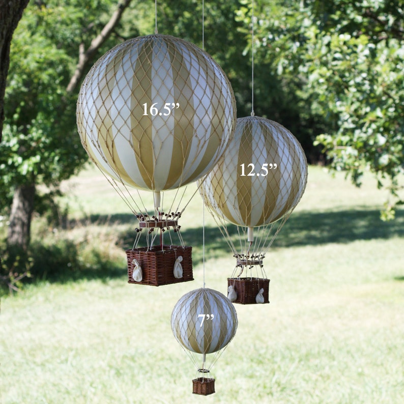 Handmade Hot Air Balloon Model Home Decor - Etsy