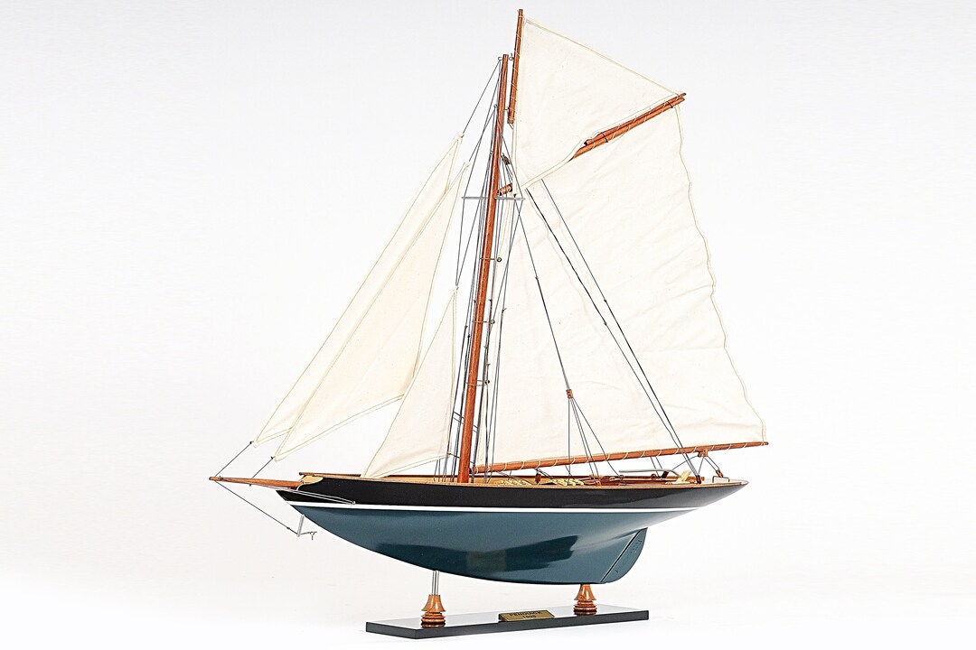 Modelo de velero de madera hecho a mano - Etsy España