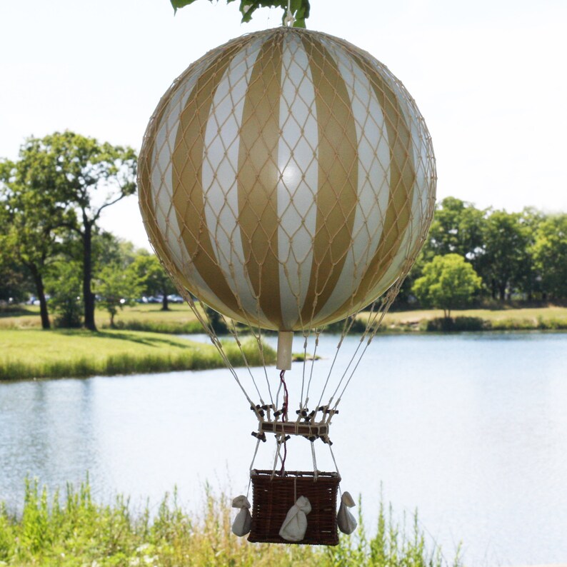 Handmade Hot Air Balloon Model Home Decor | Etsy