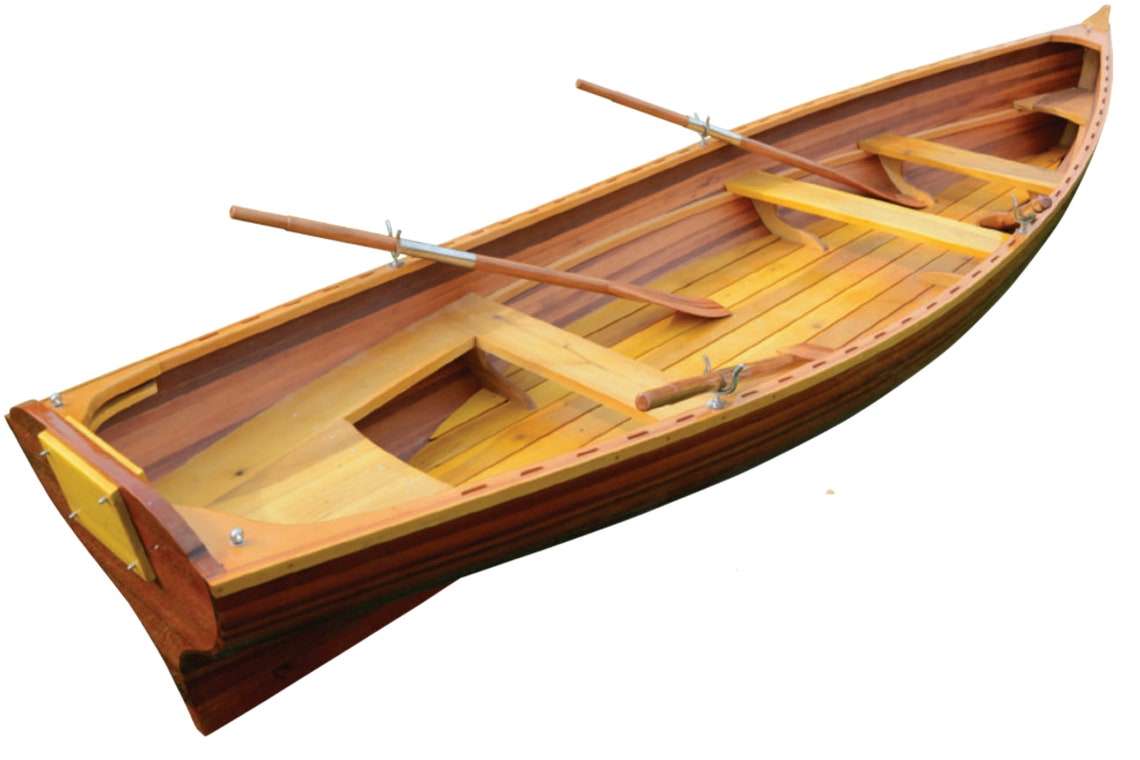 Barco de remo Whitehall Dinghy de madera hecho a mano | Etsy