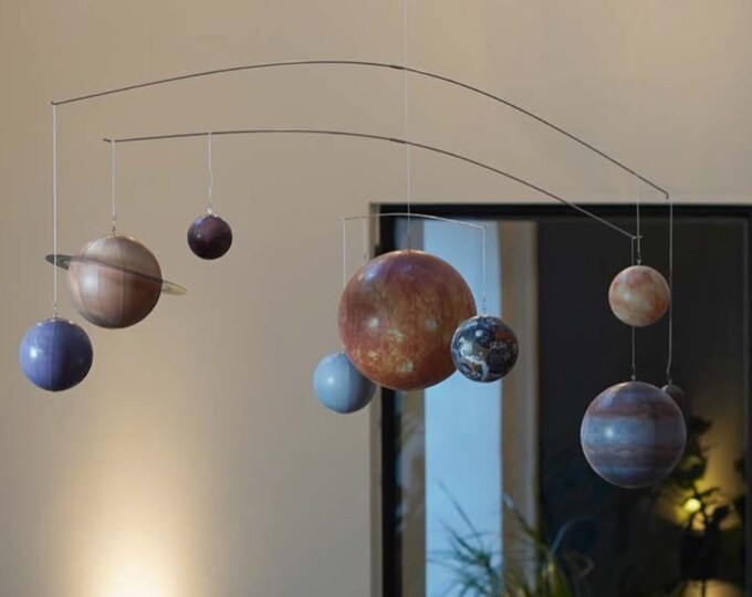 Solar System Hanging Model With Stars, Sun and Planets Mobile, Outer ...