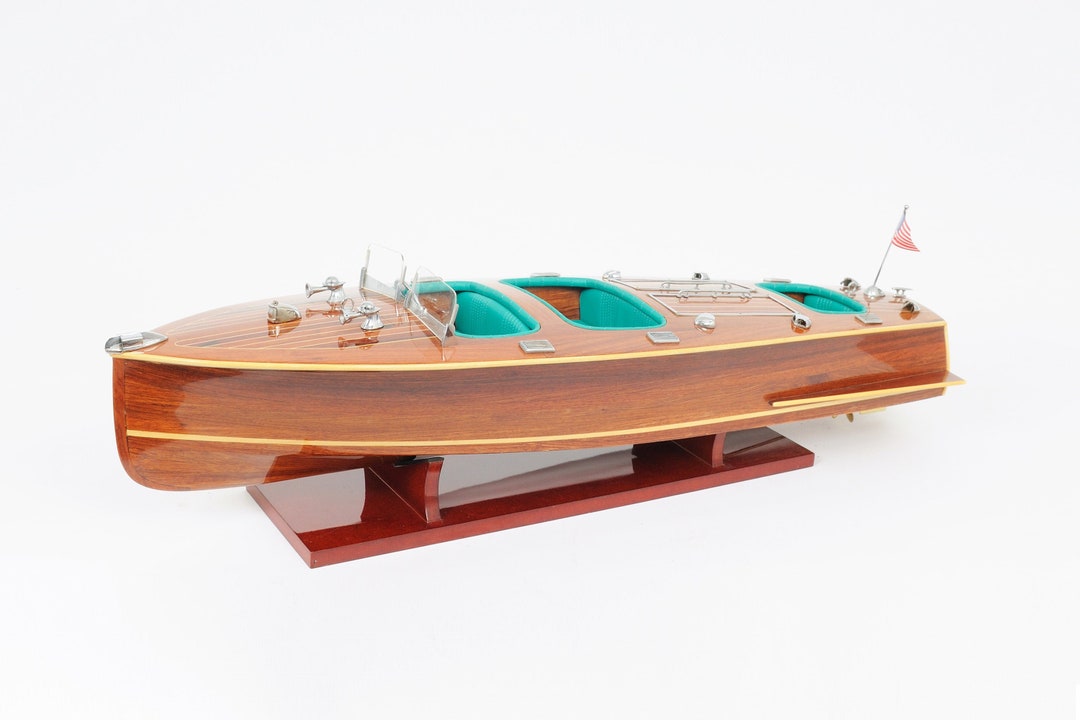 Handcrafted Luxurious Leisure Boat Model - Etsy