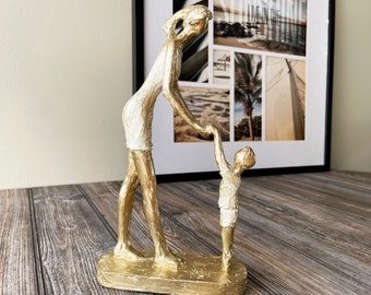 Mother Child Statue - Etsy