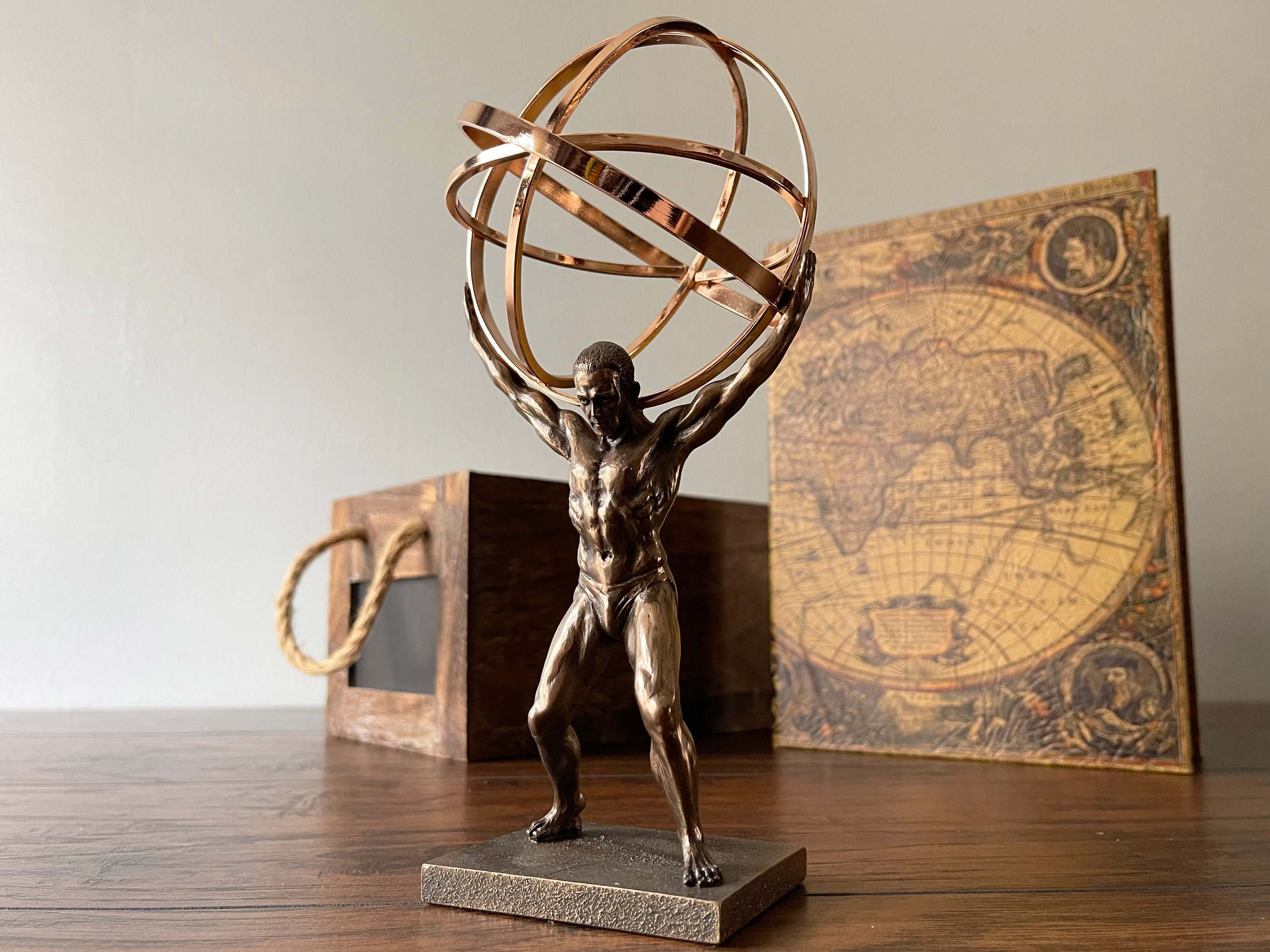 Atlas Greek God Statue