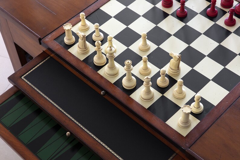 Handmade Wooden Multi Board Game Table - Etsy