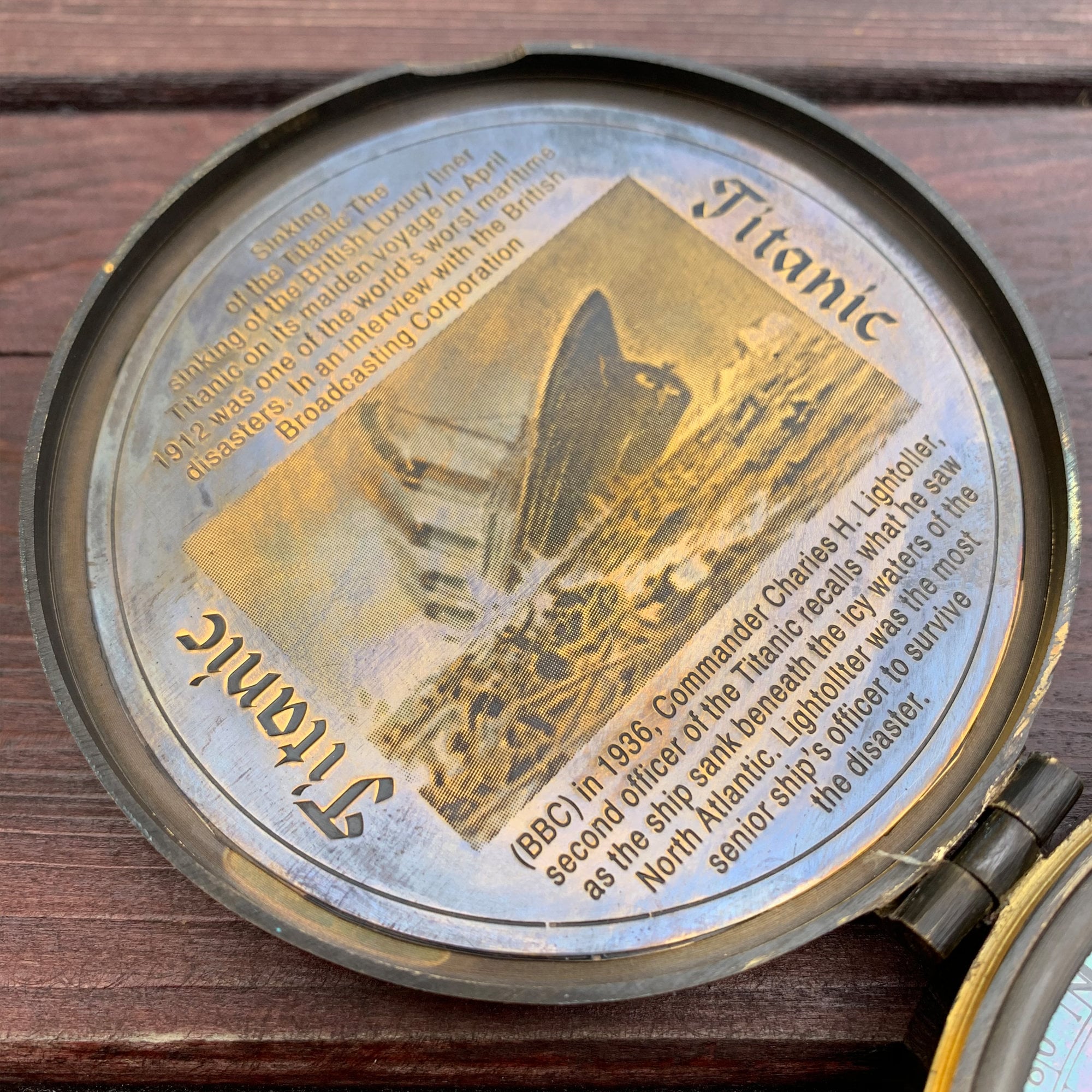 Nautical Compass Gift Sinking of the Titanic - Etsy