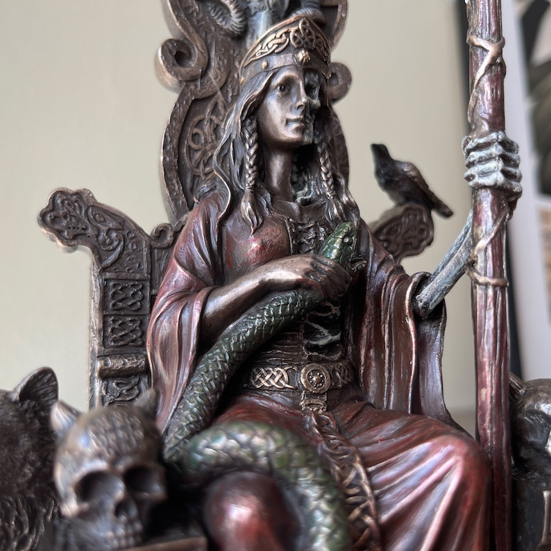 Hel Norse Mythology Goddess of Death Statue - Etsy UK