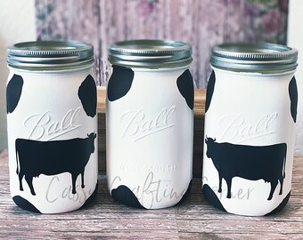 Cow Canister Set - Etsy