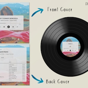 12" Custom Vinyl Playlist Mixtape Record - Fully Custom + Songs - Your ...