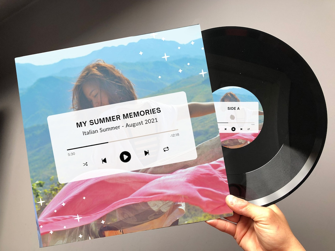 12" Custom Vinyl Playlist Mixtape Record - Fully Custom + Songs - Your ...