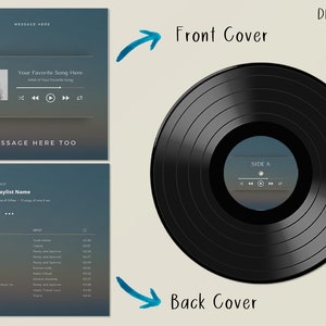 12" Custom Vinyl Playlist Mixtape Record - Fully Custom + Songs - Your ...